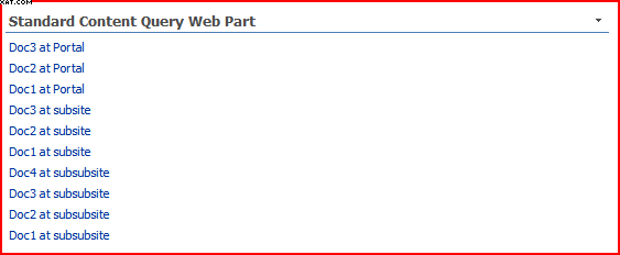 Content Roll-up options Part II – Content Query Web Part – Andy Burns' Blog